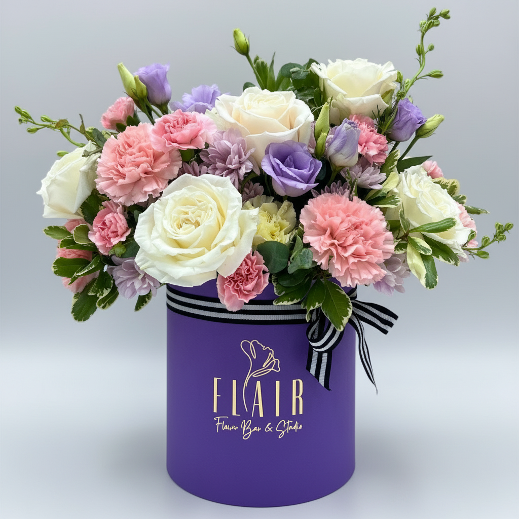 La Fleur Box Arrangement – Luxurious Roses & Florals – Flair Flower Bar ...