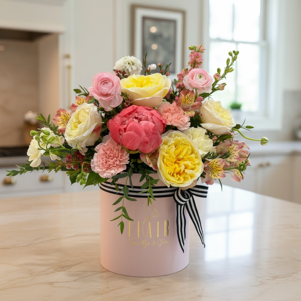 La Fleur Box Arrangement – Luxurious Roses & Florals – Flair Flower Bar ...